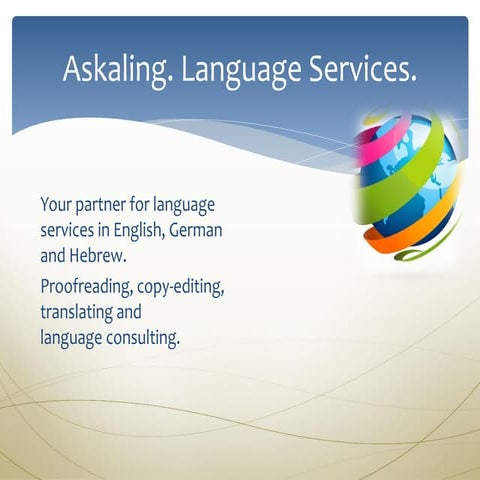 Askaling language services | PDF