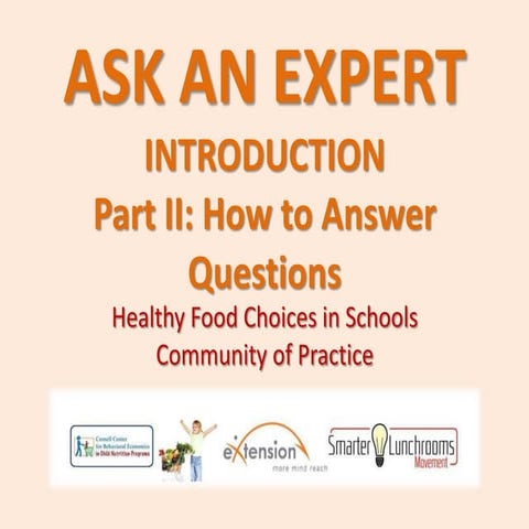 Ask an expert answer questions | PPTX