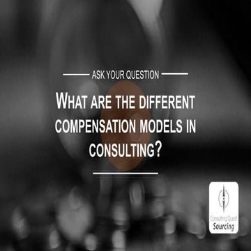 What are the different compensation models? | PPTX | Management ...