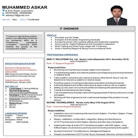 Askar_resume | PDF