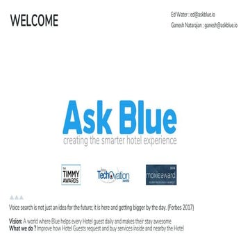 Ask Blue - Smart Digital Person | PDF | Cloud Computing | Internet