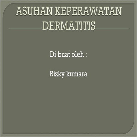 Askep dermatitis | PPT