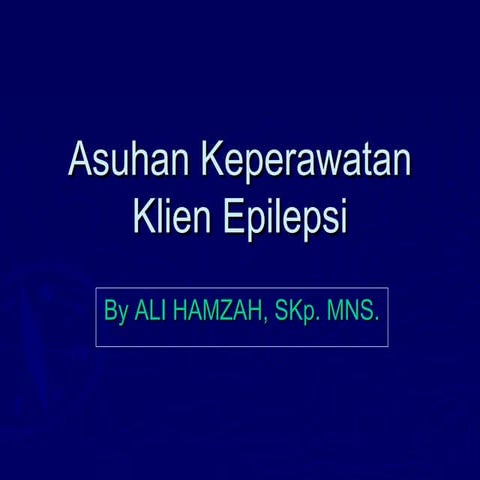 Askep epilepsi | PPT