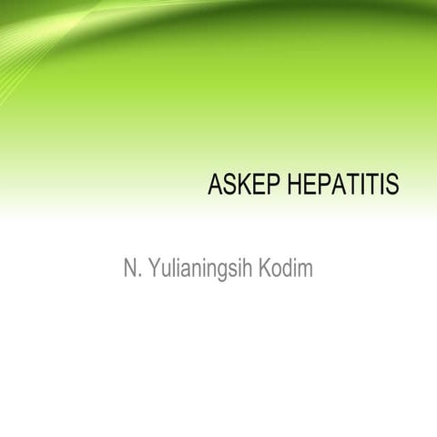 Askep hepatitis akper | PPT