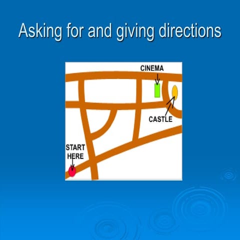 asking for direction and giving direction | PPT