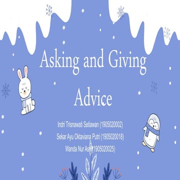 Group 7_Asking and Giving Advice | PPTX