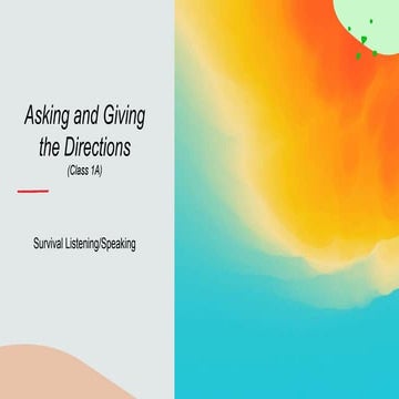 Asking and Giving the Directions.ppt