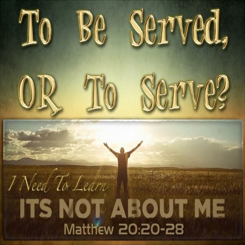 To Be Served, or To Serve | PDF