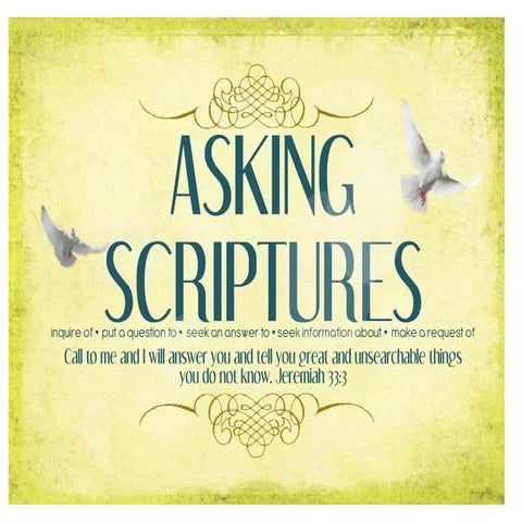 ASKING GOD SCRIPTURES | PDF