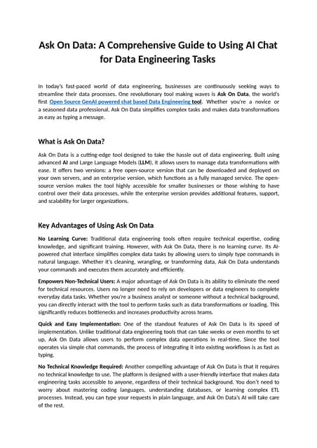 Revolutionizing Data Wrangling with Ask On Data.docx