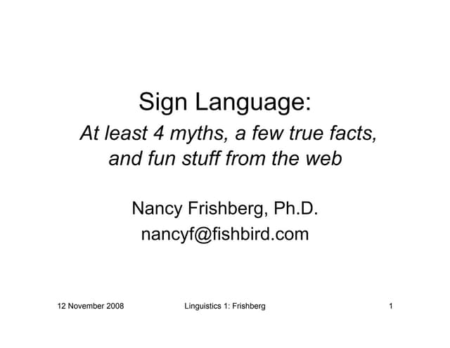 ASL basics | PPTX