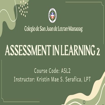 ASL2-LESSON-3-PART-2-SEMI-FINALS ASL 2 COURSE | PPT