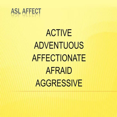 ASL Affect | PPTX