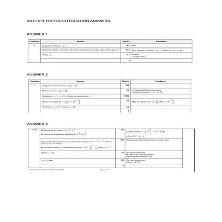 AS LEVEL MATHS INTERGRATION ANSWERS .pdf