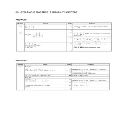 AS LEVEL MATHS PROBABILITY 2 ANSWERS.pdf