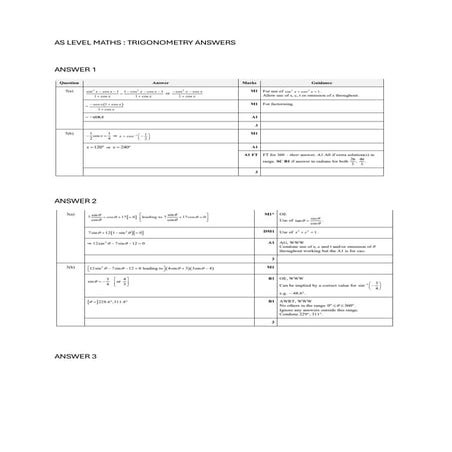 AS LEVEL MATHS TRIGONOMETRY ANSWERS .pdf