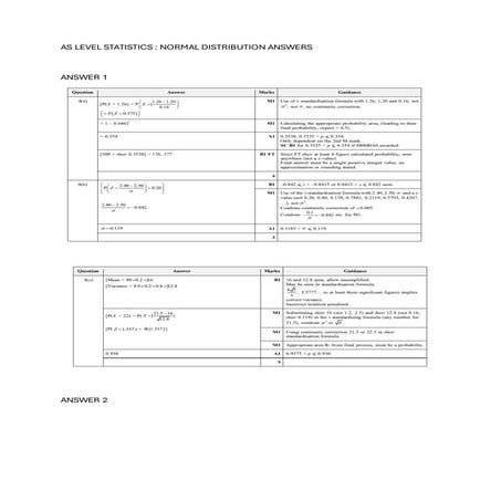 AS LEVEL STATISTICS NORMAL DISTRIBUTION ANSWERS .pdf