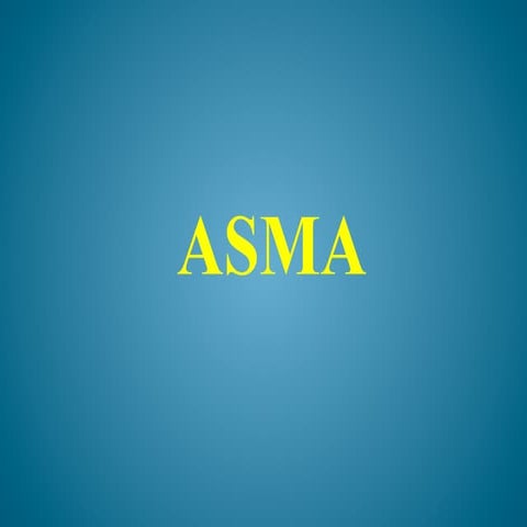 Asma (Pediatria) | PDF