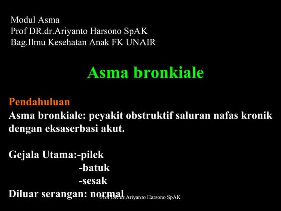 Power point asma bronkial | PPT