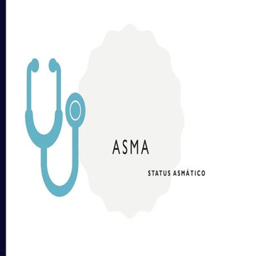 Manejo y tratamiento de asma presentación guía | PPTX