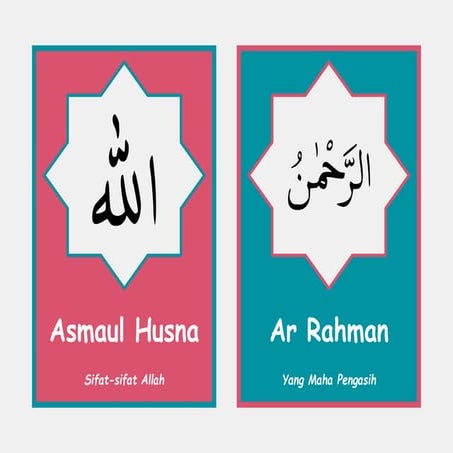 Asmaul Huna lengkap dari 1 sampai 99 nama Allah | PDF