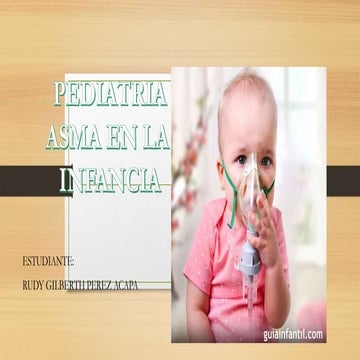 Asma bronquial en pediatria y tratamiento | PPTX
