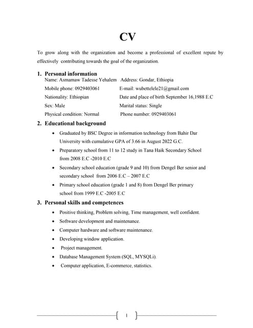 Thai.curriculum vitae | PDF