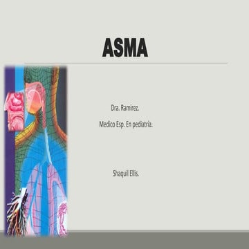 Definición y tratamiento del asma en pediatría | PPTX