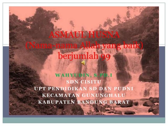 Asmaul Husna (tabel--OK) | PDF