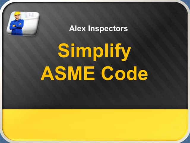 Asme codes description Chart | PDF