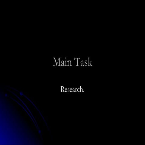 As media coursework research | PPT