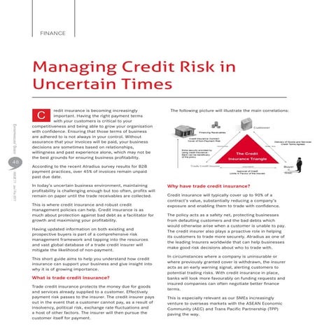 Managing Credit Risk in Uncertain Times | PDF