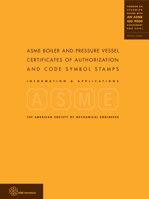 Asme codes and standards | PDF