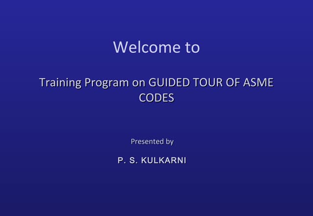 Asme codes description Chart | PDF