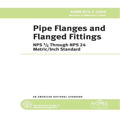 ASME STANDARD - ASME B16.5-2009 Standard.pdf