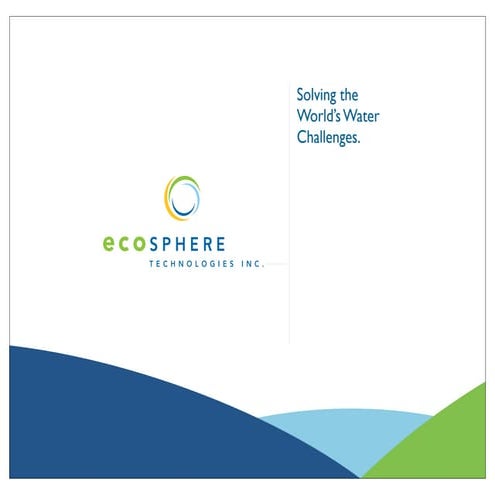 Ecosphere Technologies Annual Shareholder Meeting Presentation | PDF | Business Accounting ...