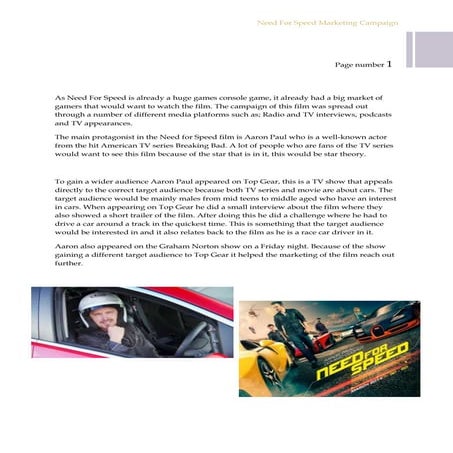 As need for speed | PDF