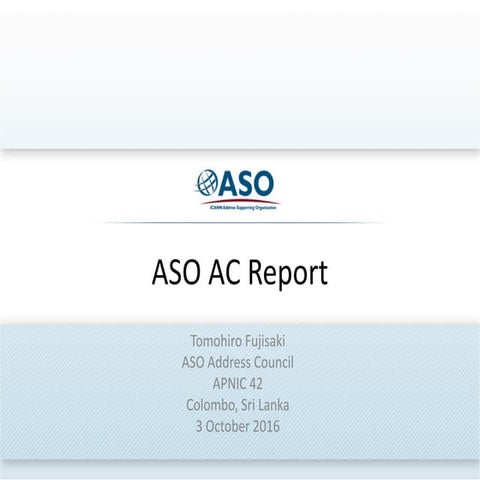 ASO AC Report | PDF