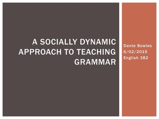 Grammar | PPT