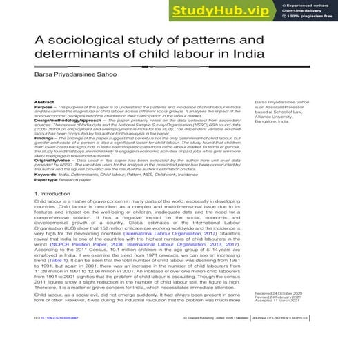 The Lost Spring English Class 12 | PPTX