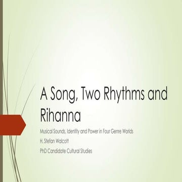 A Song, Two Rhythms and Rihanna PhD Oral Defense Presentation 2014 | PPTX