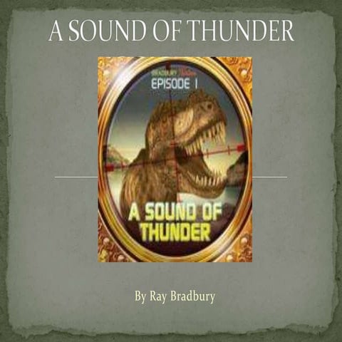 Sound of thunder chaos theory | PPT