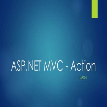 Asp.net controller | PPTX