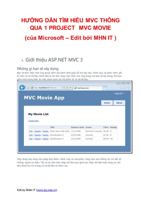 Mvc 3 C 9 Tutorials Egroups Vn Pdf