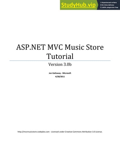 Aspnet Mvc Music Store Tutorial Aspnet Mvc Music Store Tutorial 9673
