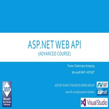 Asp Web Api Training Ppt
