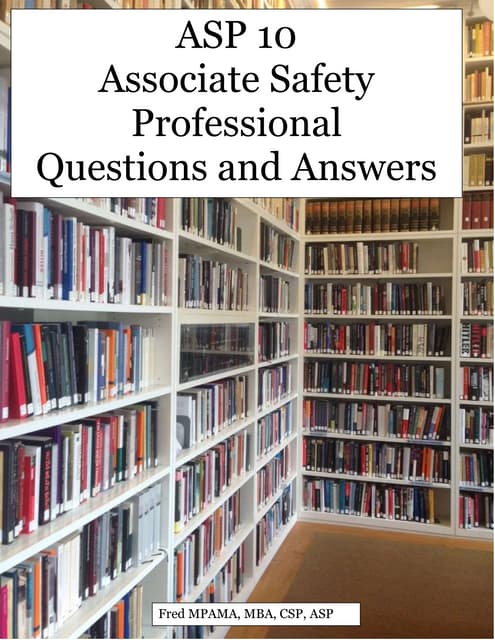 ASP exam essential practice questions | PDF | Law