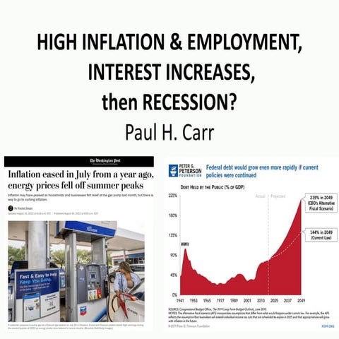 HIGH INFLATION, EMPLOYMENT, then RECESSION? | PPT