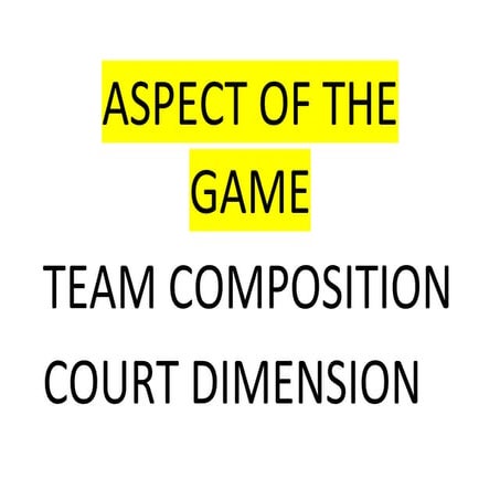 ASPECT OF THE GAME.docx