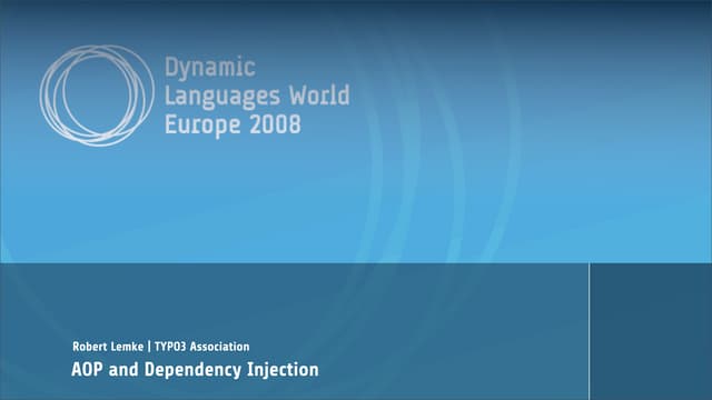 Aspect Oriented Programming And Depedency Injection Pdf Programming 2699